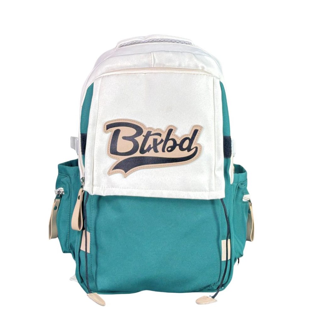 StreetStyle Canvas Backpack with Front Flap Logo