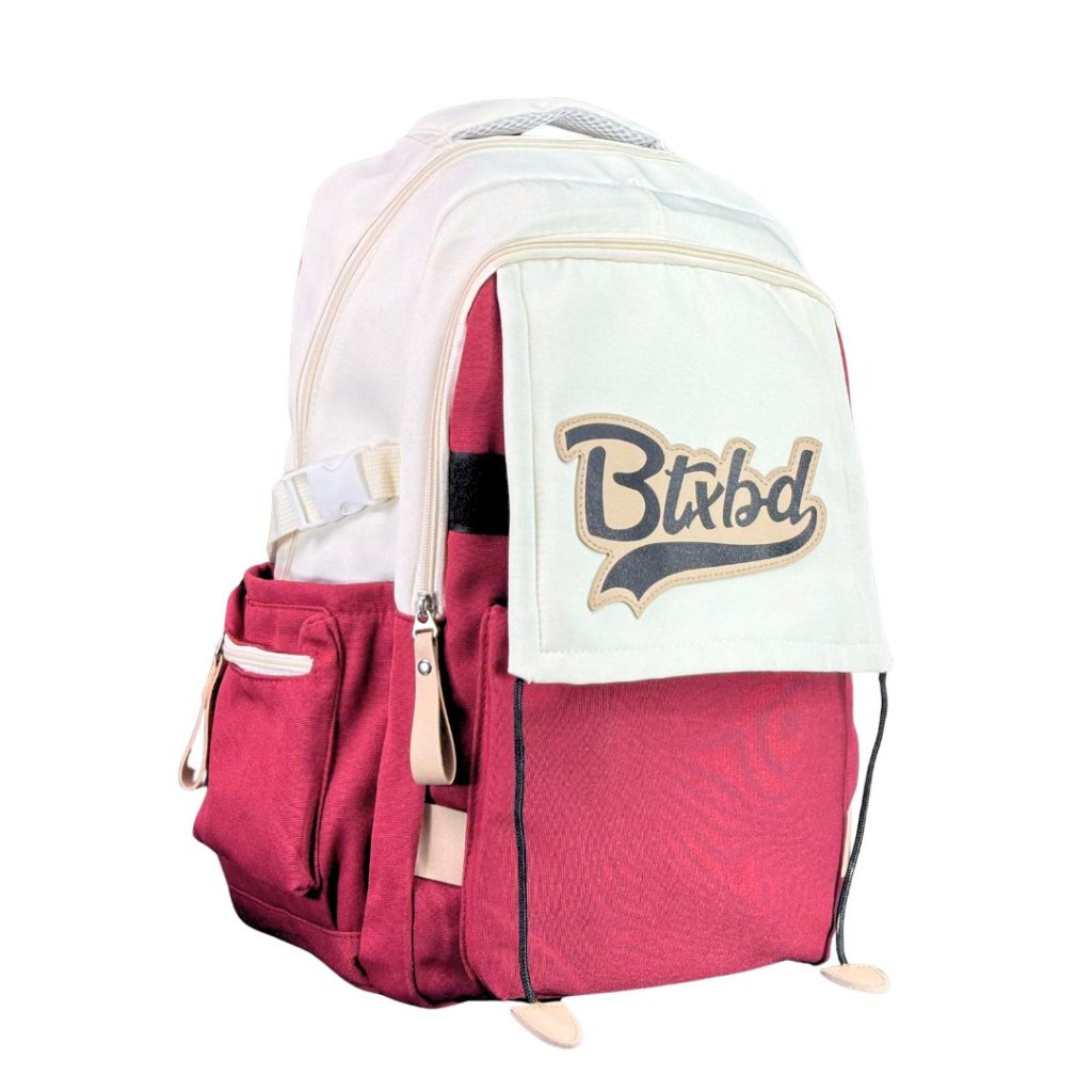 StreetStyle Canvas Backpack with Front Flap Logo