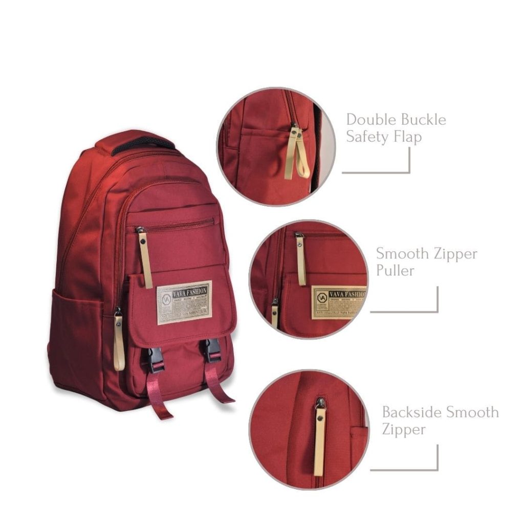 Minimalist Waterproof Backpack with Anti-Theft Pockets