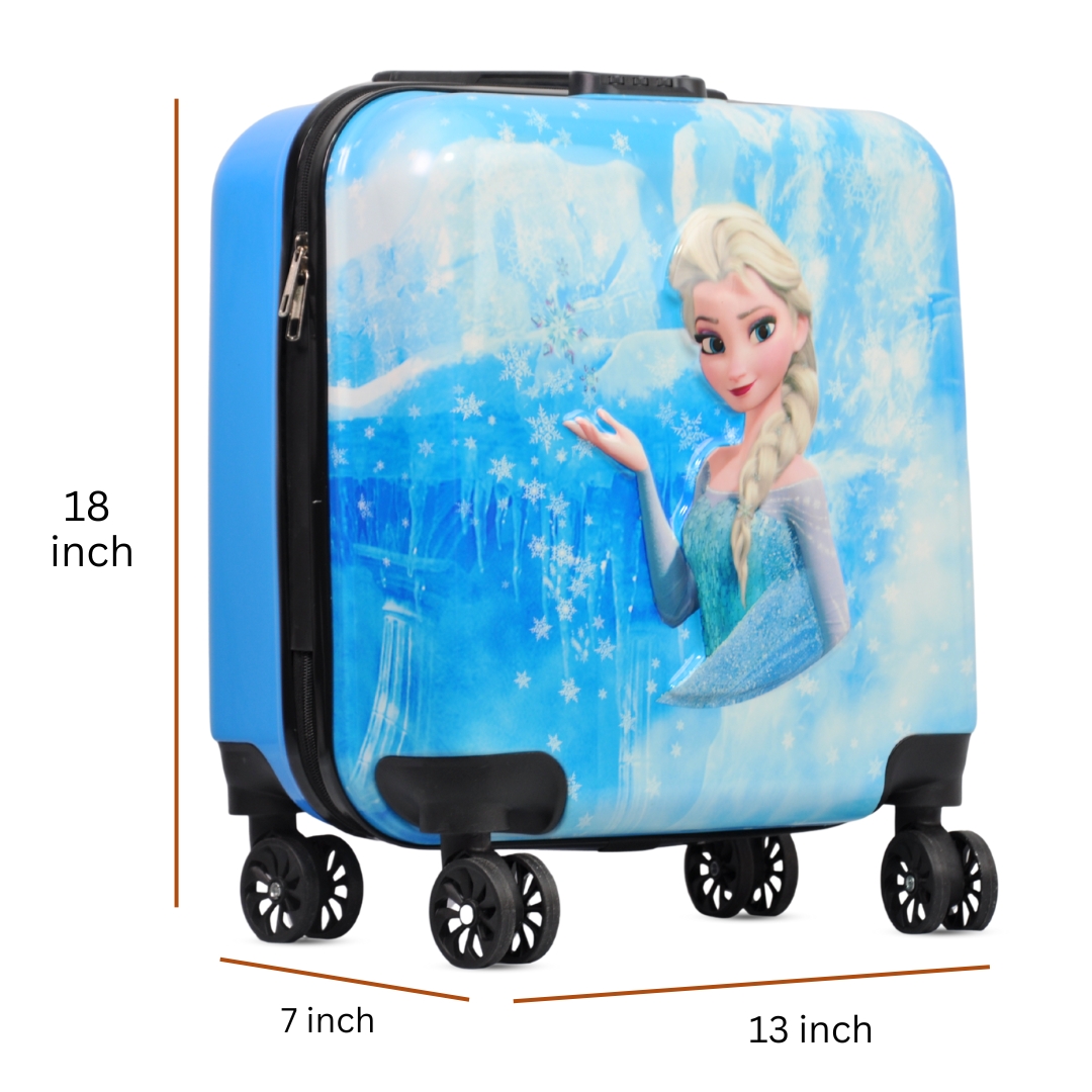 Frozen Elsa Kids Spinner Luggage 14″ Lightweight Travel Suitcase